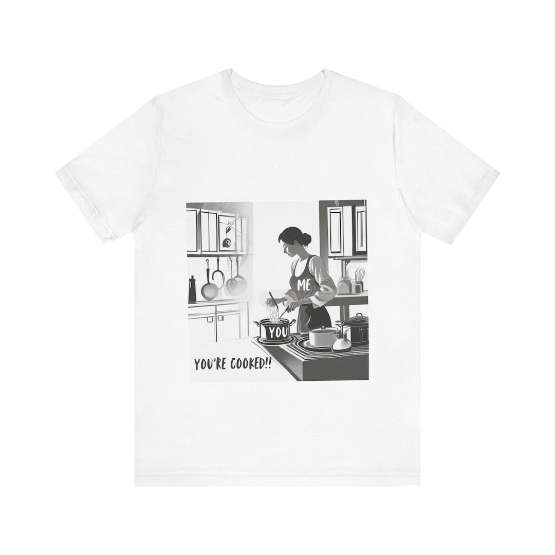 Creative Cooking Graphic Tee - Perfect for Chefs, Foodies, and Home ...