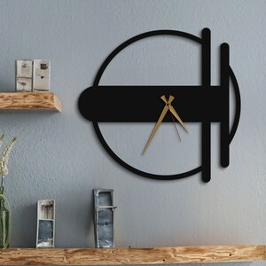 Large Wall Clock Modern, Unique Wall Clocks, Round Wall Clock ...