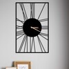Metal Rectangle Wall Clock, Metal Wall Clocks, Rectangle Large Wall ...