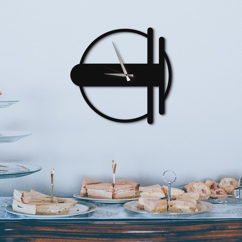 Large Wall Clock Modern, Unique Wall Clocks, Round Wall Clock ...