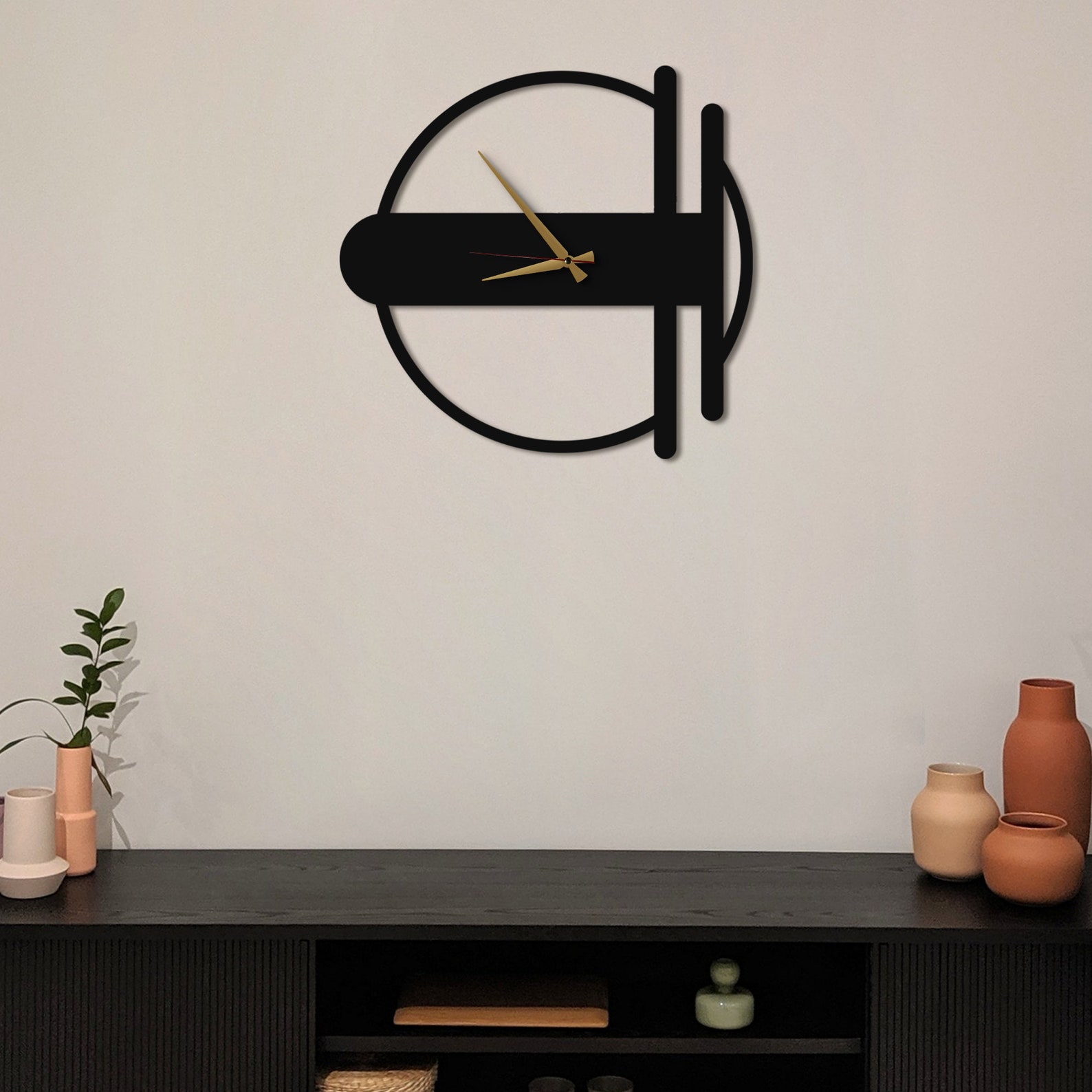 Large Wall Clock Modern, Unique Wall Clocks, Round Wall Clock ...