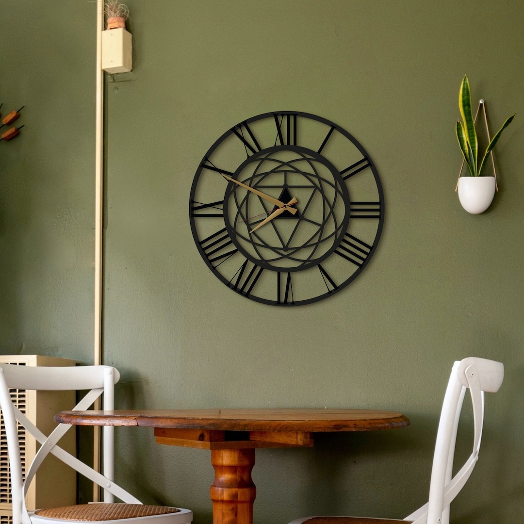 Modern Large Wall Clock, Clocks for Wall Unique, Kitchen Clock ...