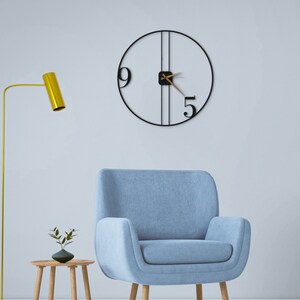 Minimalist Wall Clock, Simple Wall Clock, Modern Wall Clock, Unique ...