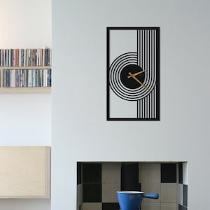 Metal Rectangle Wall Clock, Metal Wall Clocks, Rectangle Large Wall ...