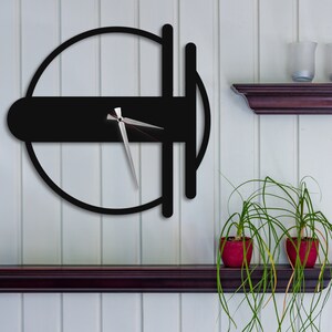 Large Wall Clock Modern, Unique Wall Clocks, Round Wall Clock ...