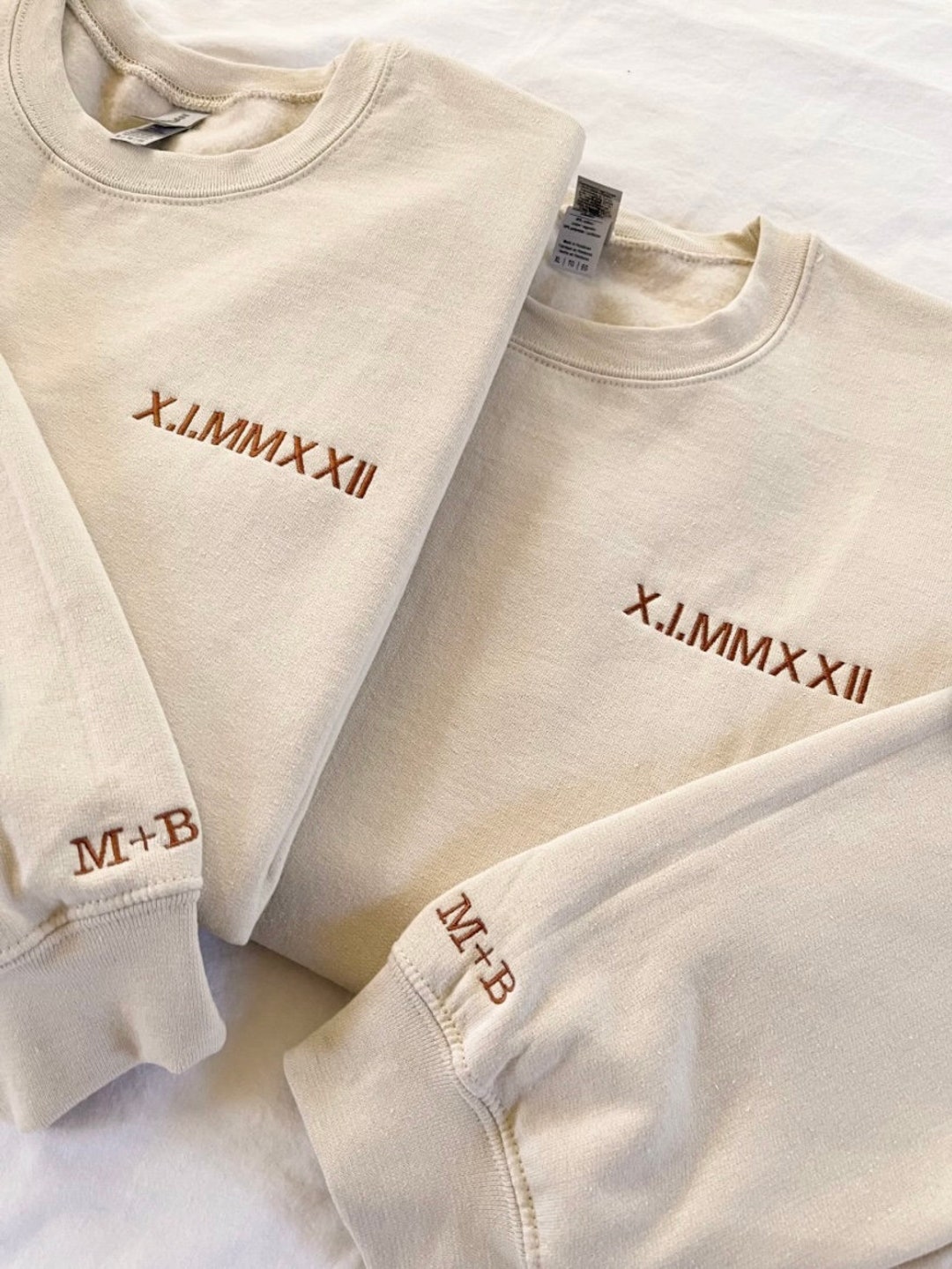 Sweat pour couple, sweat avec date de rencontre, sweat st valentin ...