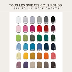 Sweat pour couple, sweat avec date de rencontre, sweat st valentin ...