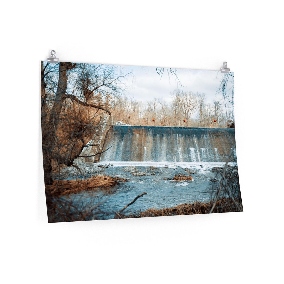 Premium Matte Horizontal Poster of hidden Dam - Etsy