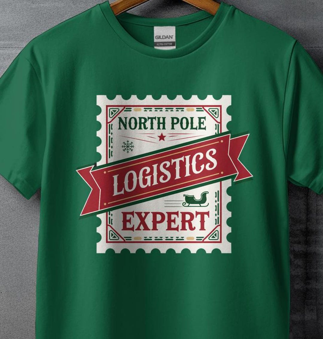 North Pole Logistics Expert Funny Christmas Sweatshirt, Holiday Season ...