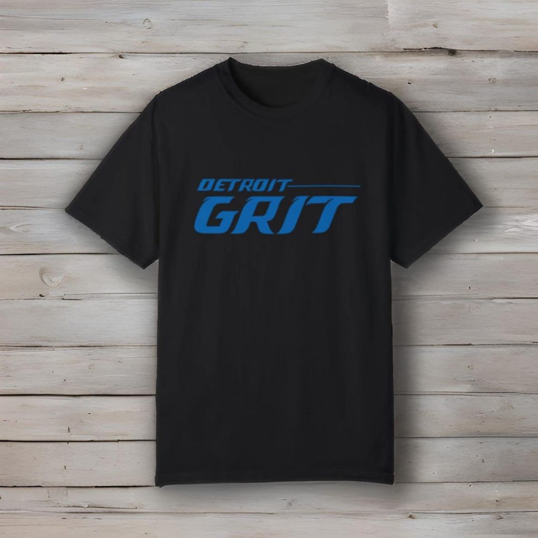 Comfort Colors Detroit GRIT Tee Shirt, Detroit Football T-shirt ...
