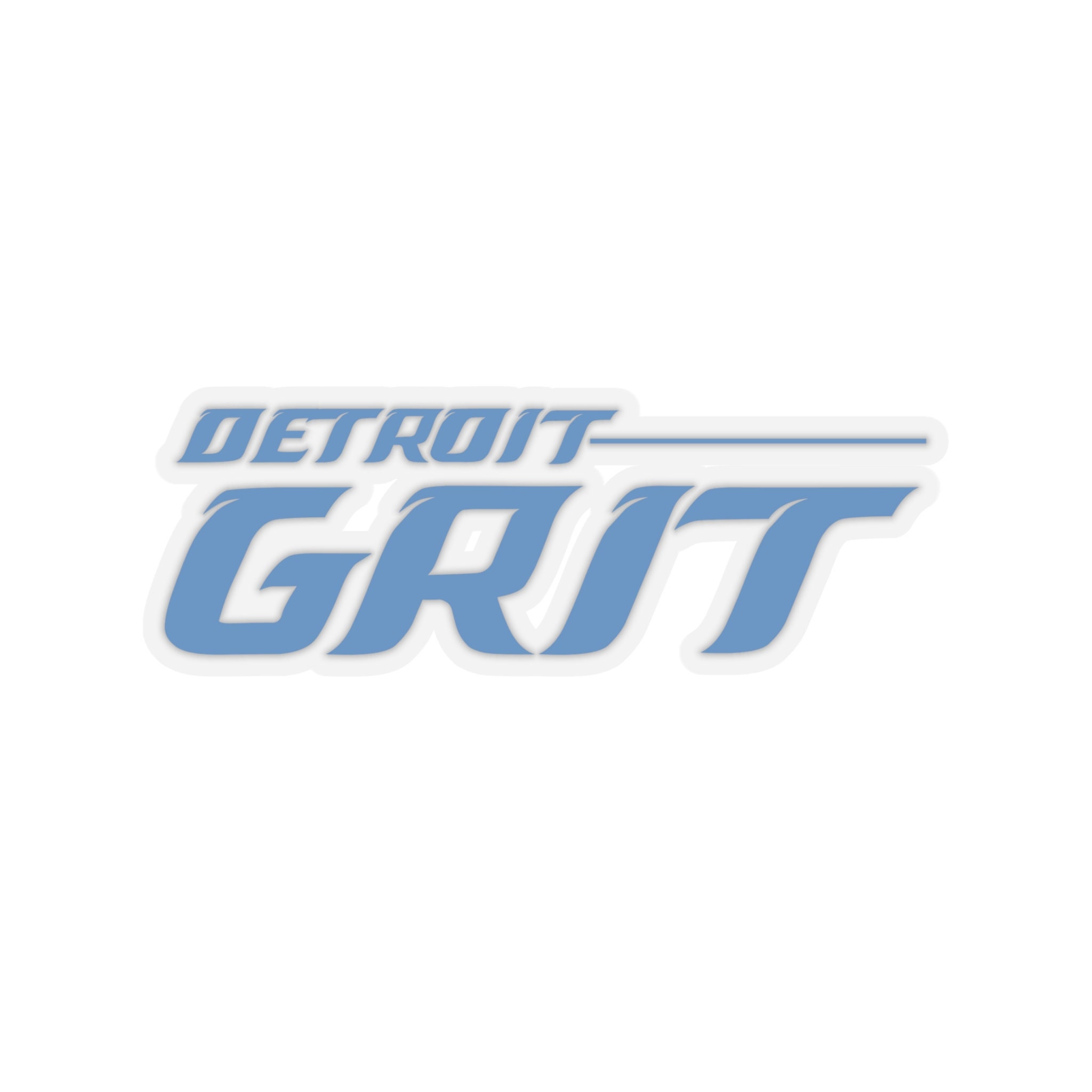 Detroit GRIT Sticker, Sizes: 3X3 4X4 or 6X6, Detroit Football Team ...