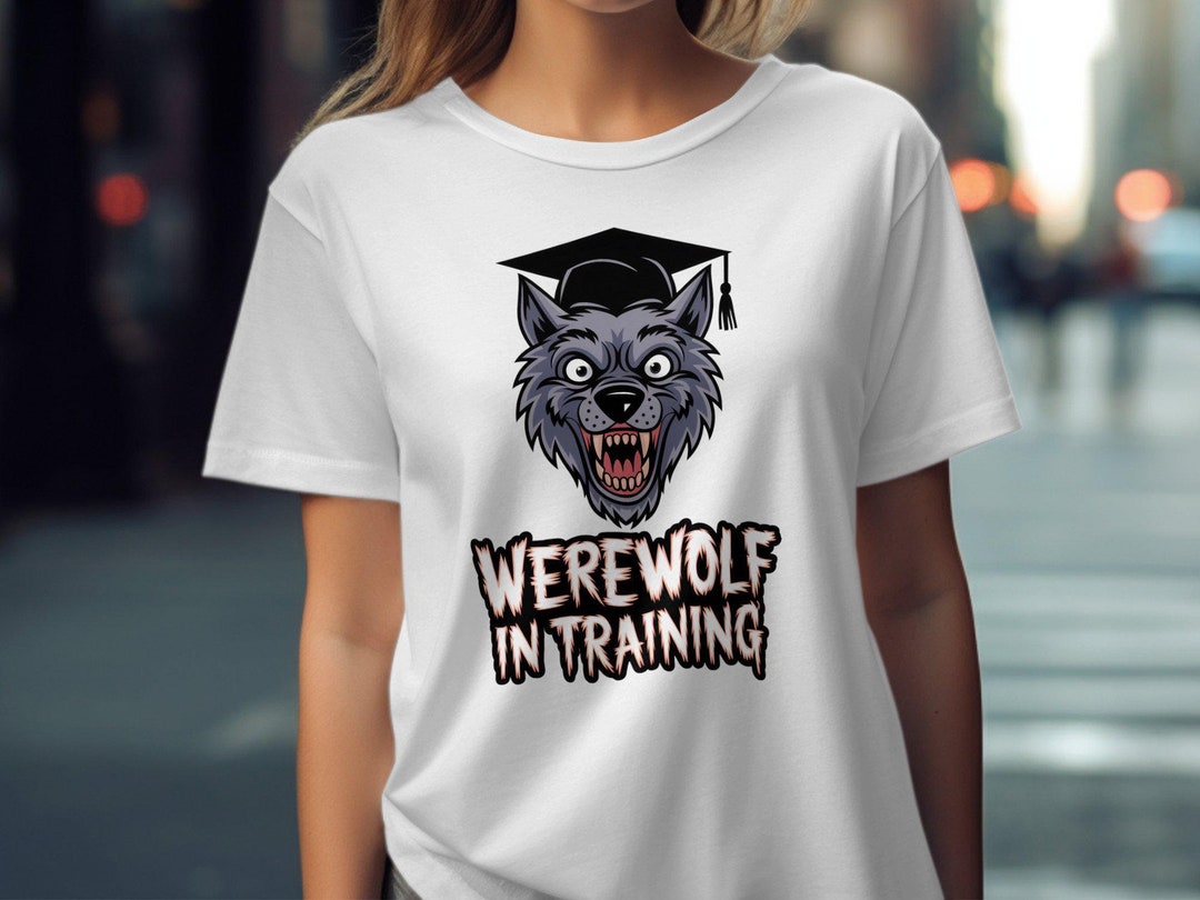 Werewolf in Training Sweatshirt Funny Halloween Hoodie Werewolf Costume ...