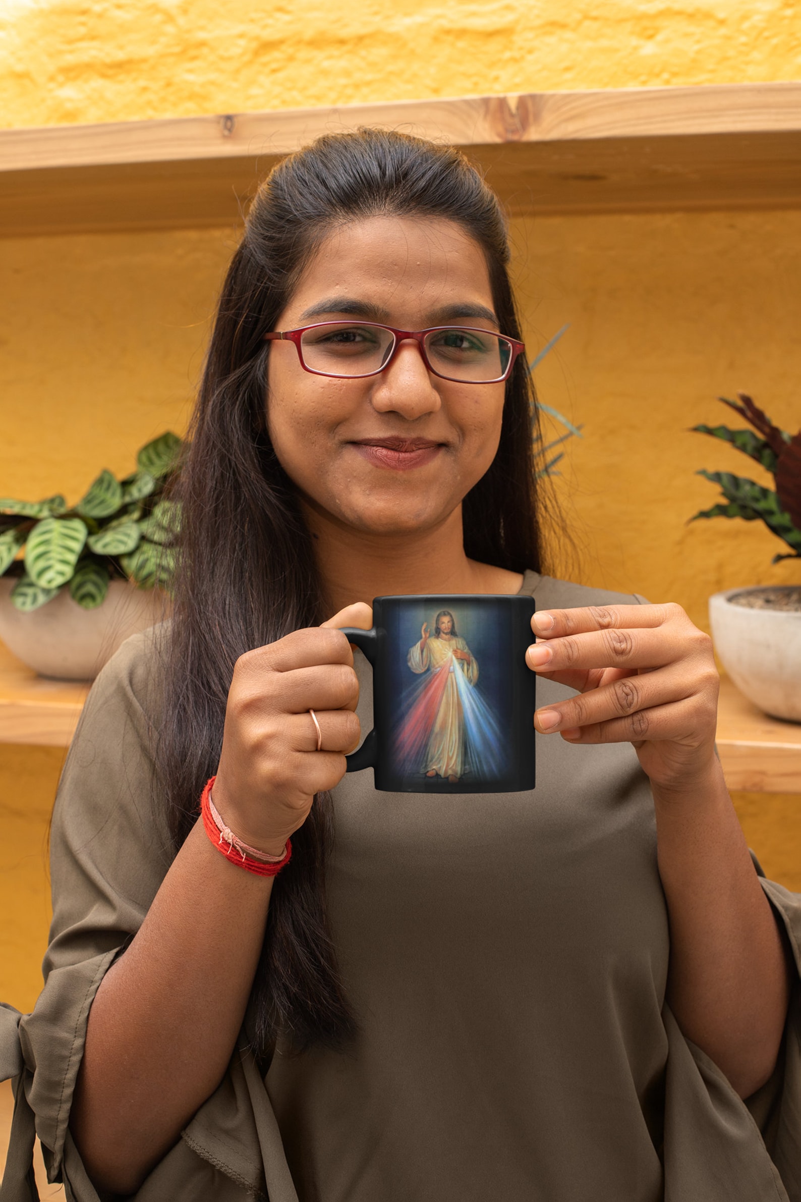 Divine Mercy Mug, Jesus Saint Faustina Coffee Cup, Divine Mercy Image ...