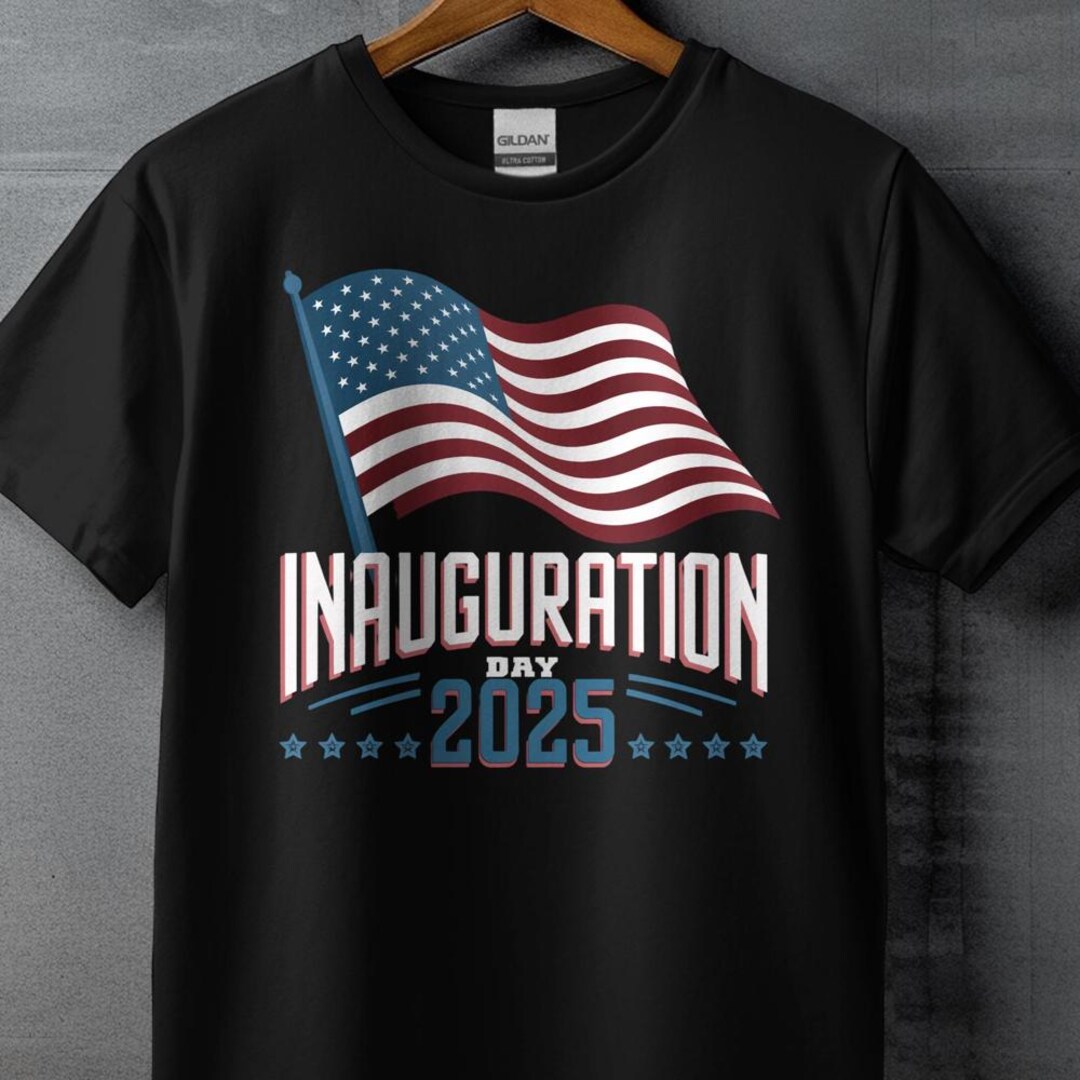 2025 Presidential Inauguration Tee, USA Flag Graphic Shirt, Political ...