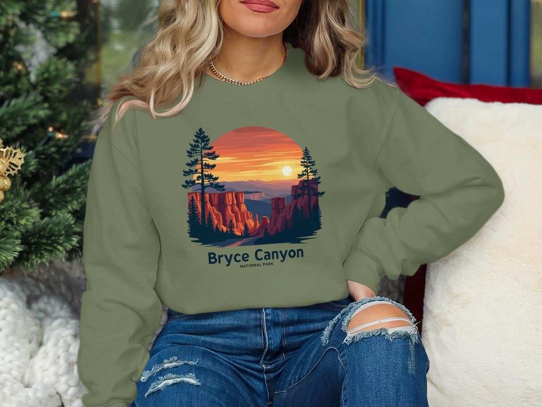 Bryce Canyon National Park Sunset Sweatshirt Nature Lover Gift National ...
