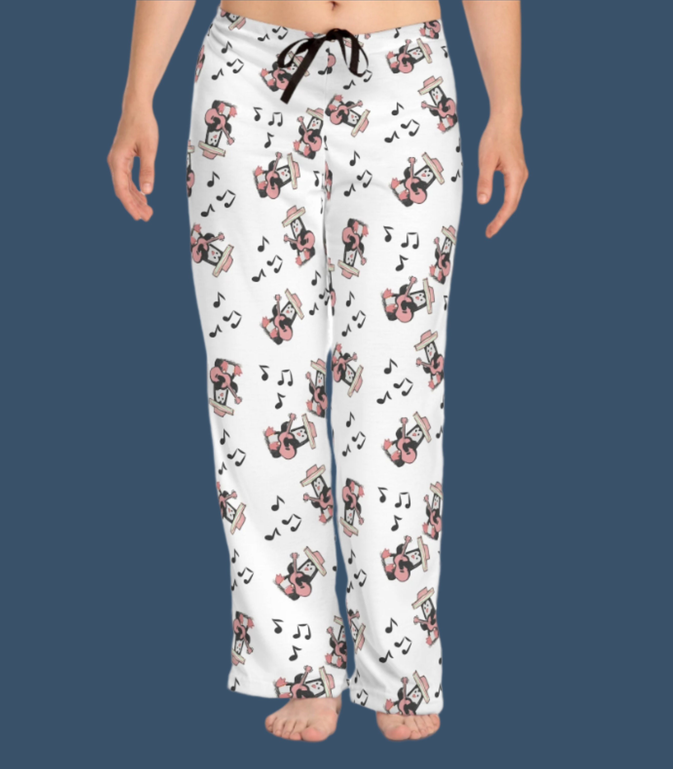 Penguino Mexicano Pajama Pants, Mexican Penguin Women's Pajamas, Unique ...