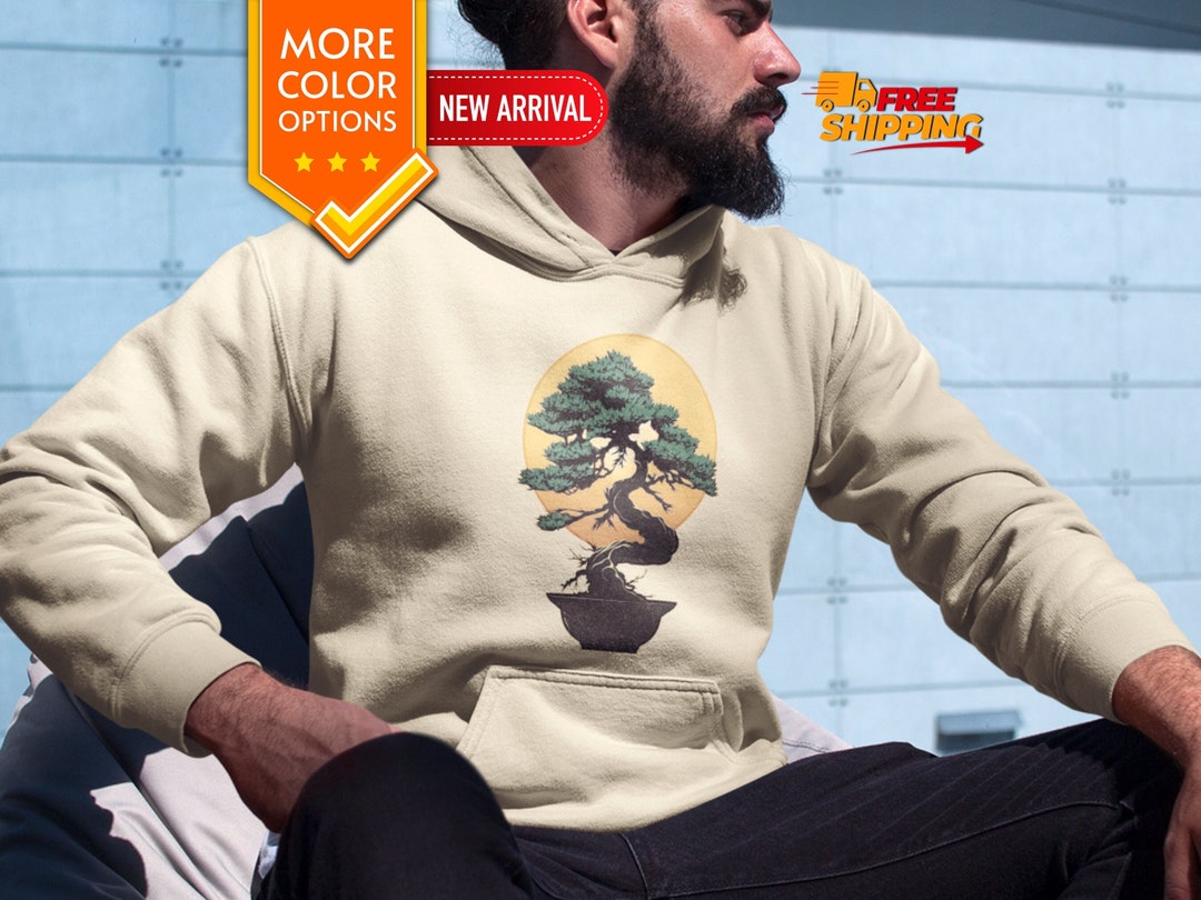 Plant Hoodie Bonsai Sweatshirt Plant Lover Gift Bonsai Tree Shirt ...