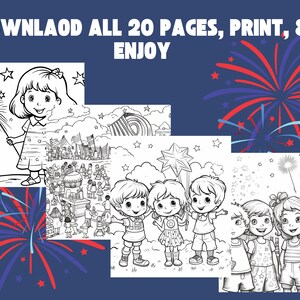 4th of July Coloring Pages, Download and Print, Fourth of July ...