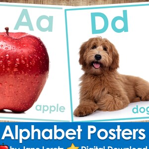 Alphabet Posters Real Pictures - Etsy