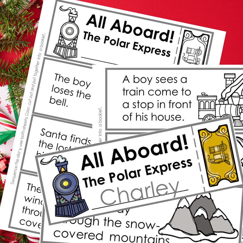Polar Express Reader's Theater and Activities - Etsy