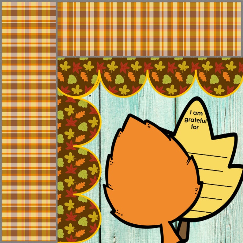 Gratitude - One Leaf at a Time Bulletin Board and Writing Activity - Etsy