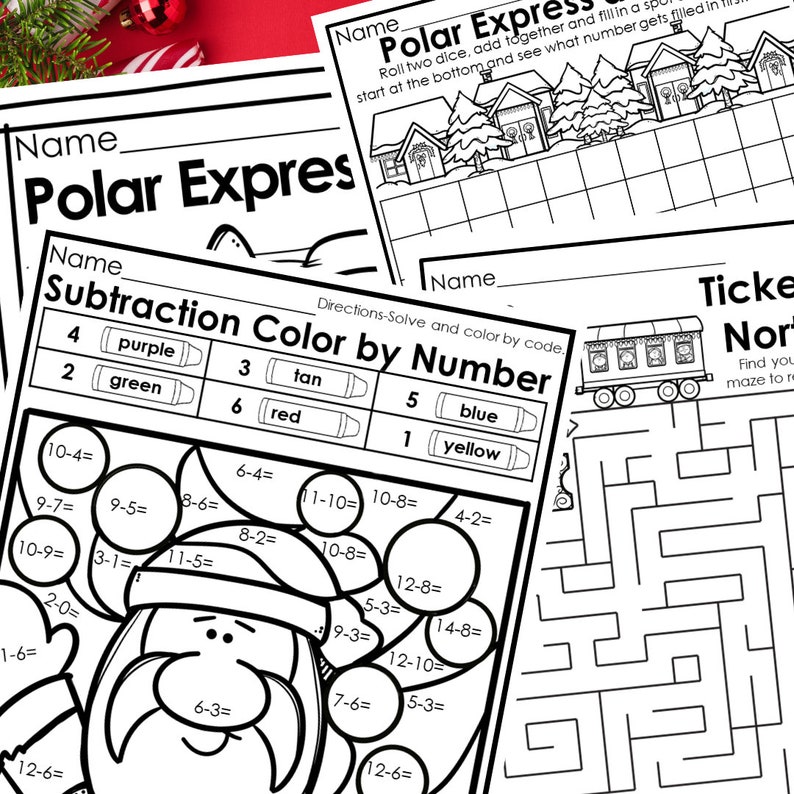 Polar Express Reader's Theater and Activities - Etsy