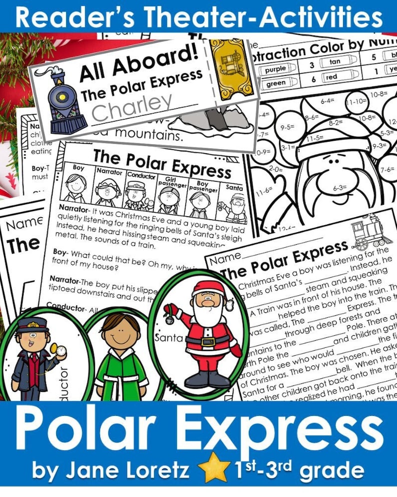 Polar Express Reader's Theater and Activities - Etsy
