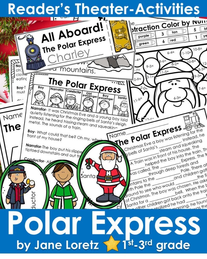Polar Express Reader's Theater and Activities - Etsy