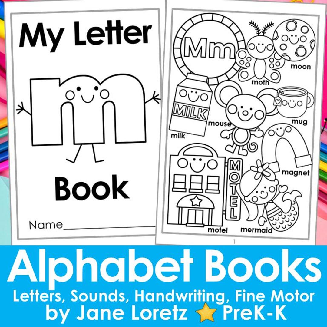Letter Identification and Sounds Activities, Alphabet Books, ABC ...