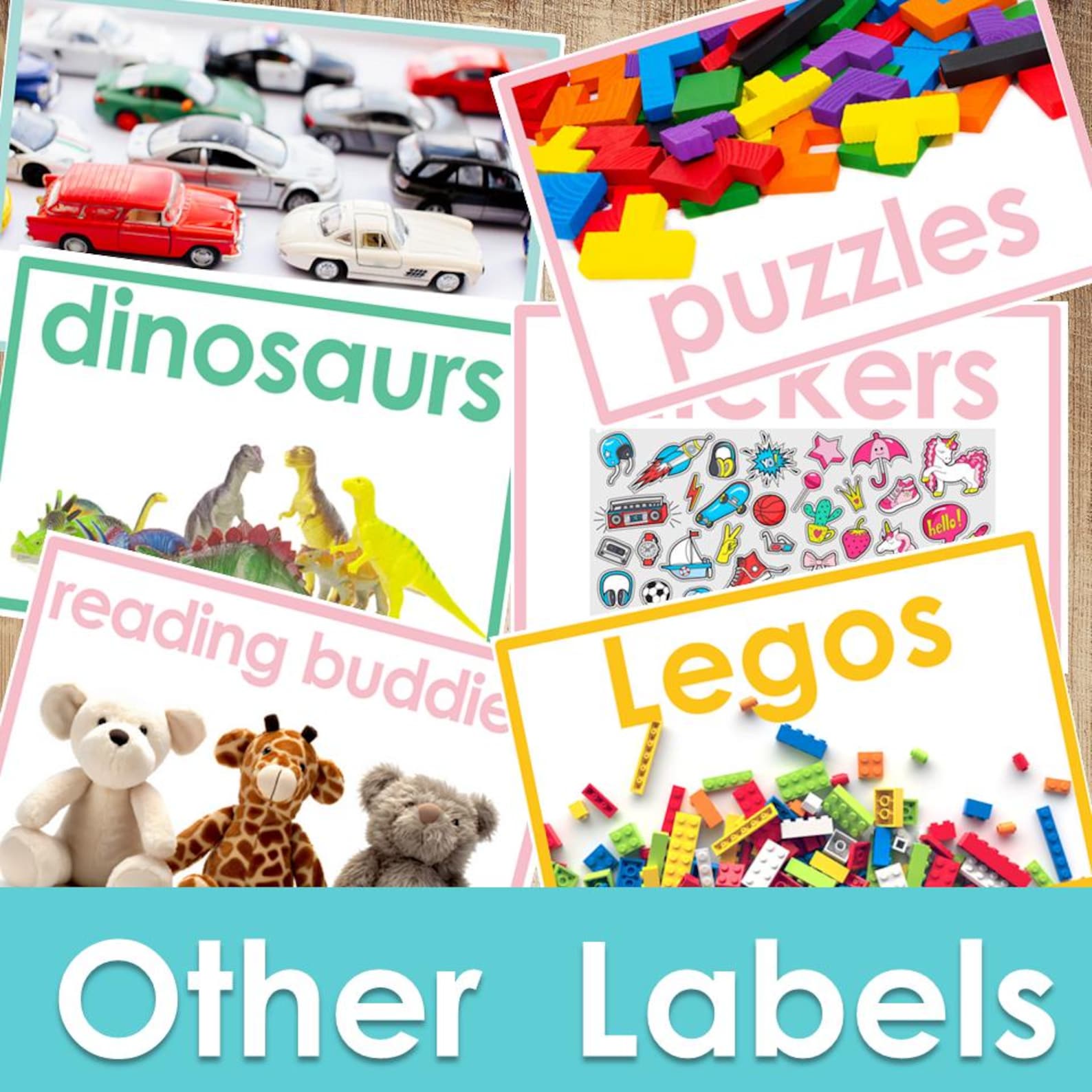 Classroom Supply Labels With Real Pictures: 78 Item Set - Etsy