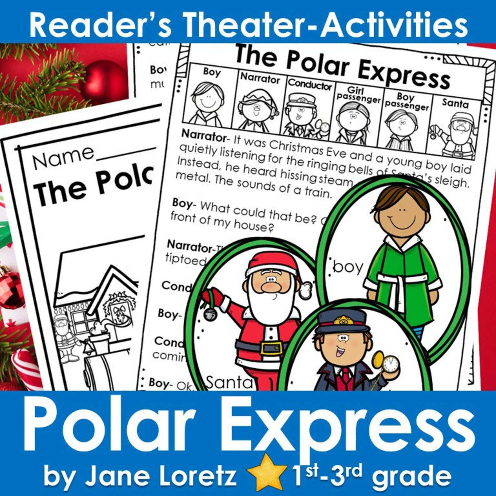 Polar Express Reader's Theater and Activities - Etsy