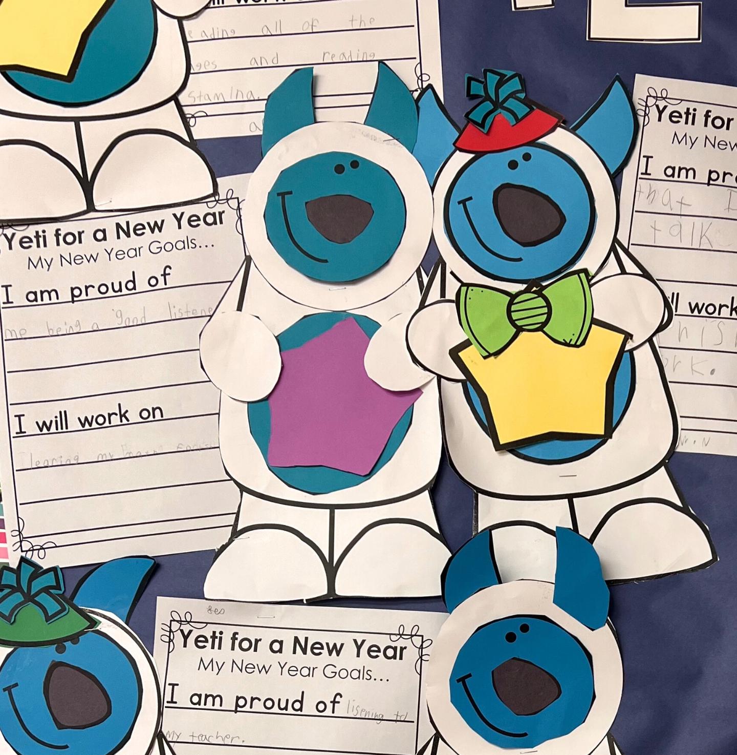 2025 New Year Goal Setting, Bulletin Board and YETI Craft - Etsy