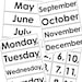 Flip Calendar for Whiteboard - Etsy