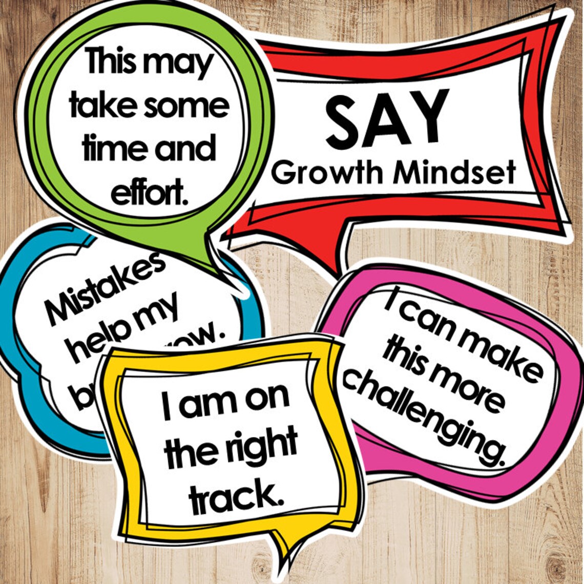 Growth Mindset Bulletin Board - Etsy