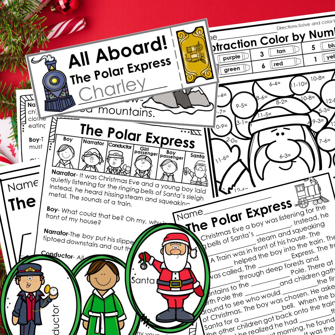 Polar Express Reader's Theater and Activities - Etsy