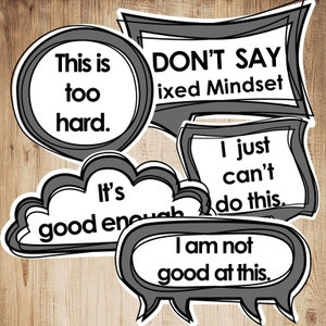 Growth Mindset Bulletin Board - Etsy