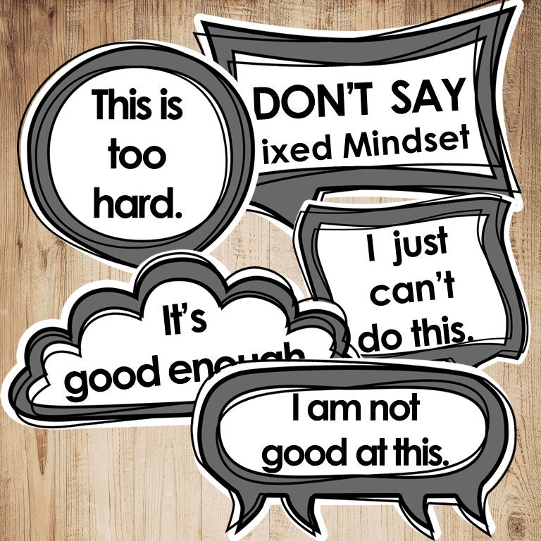 Growth Mindset Bulletin Board - Etsy