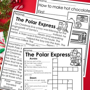 Polar Express Reader's Theater and Activities - Etsy