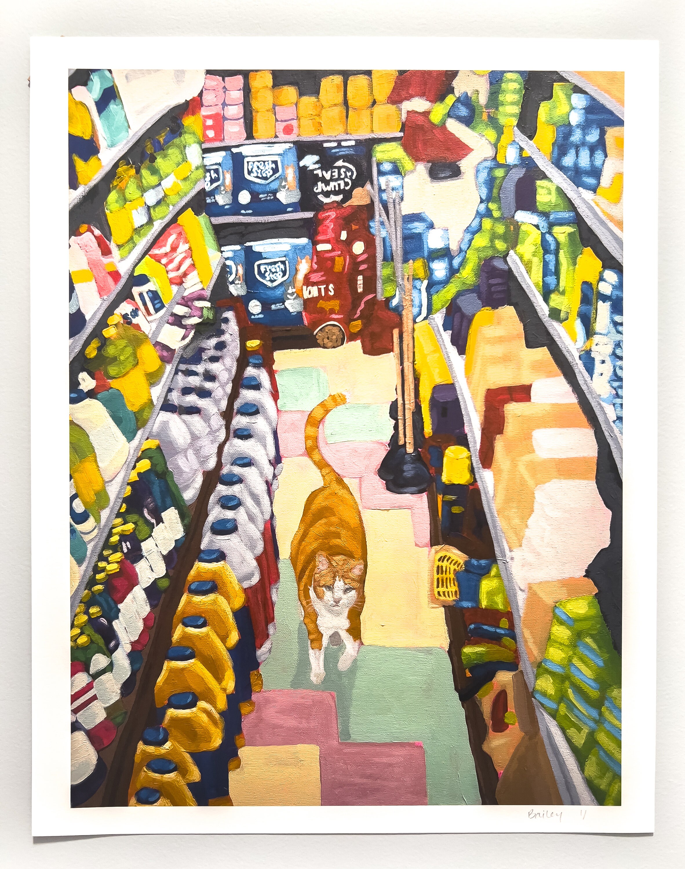 Bodega Cat New York Art Print bodega Cat I NY Wall Art Cat Wall Art Cat ...
