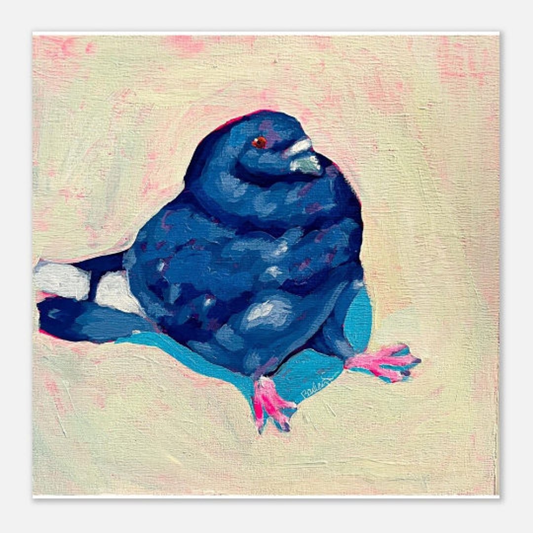 Pigeon Art Print - Original Pigeon Wall Art - Etsy