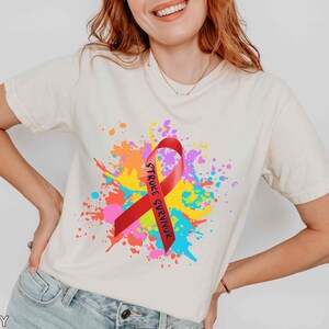 Stroke Survivor Shirt, Stroke Awareness Ribbon Tee, Gift for Stroke ...