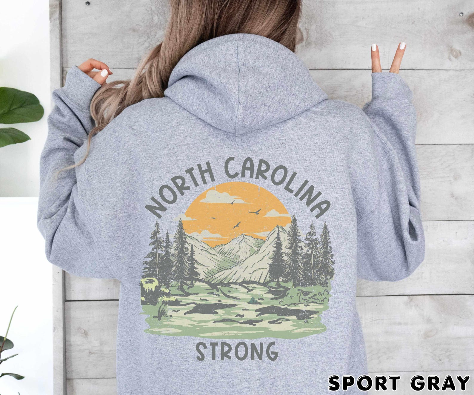 North Carolina Strong Hoodie, Hurricane Helen, Stay Strong North ...