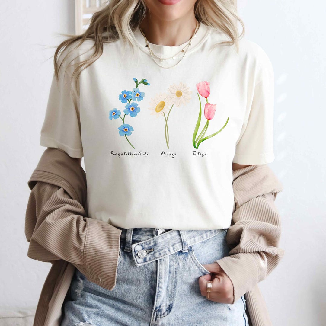 Subtle FDT T-shirt, Anti Trump Shirt, Forget Me Not Daisy Tulip Tee ...