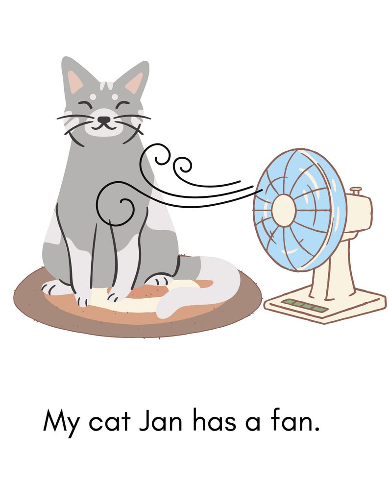 Kindergarten Decodable Reader Short Vowel A Phonic Reading - Etsy