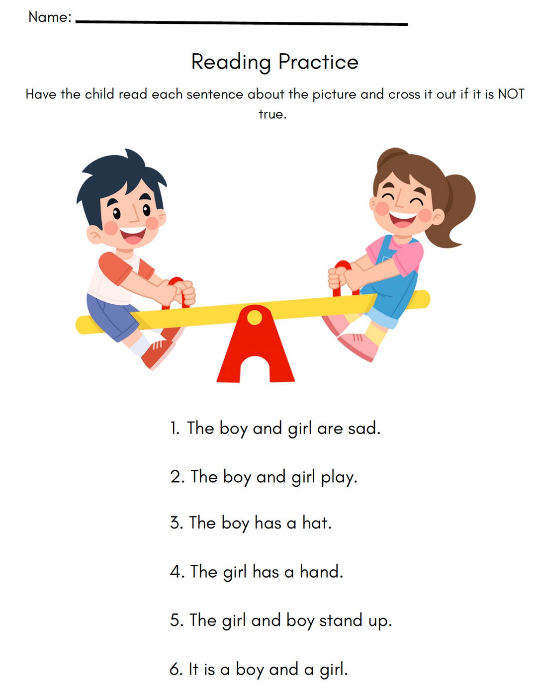 Kindergarten, 1st Grade Reading Practice Sight Words - Etsy