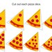 Kindergarten Counting Match Matching & Sequencing Pizza Pie Cut and ...