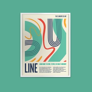 Elements of Art Posters - Etsy