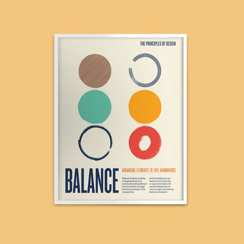 Principles of Design Posters - Etsy