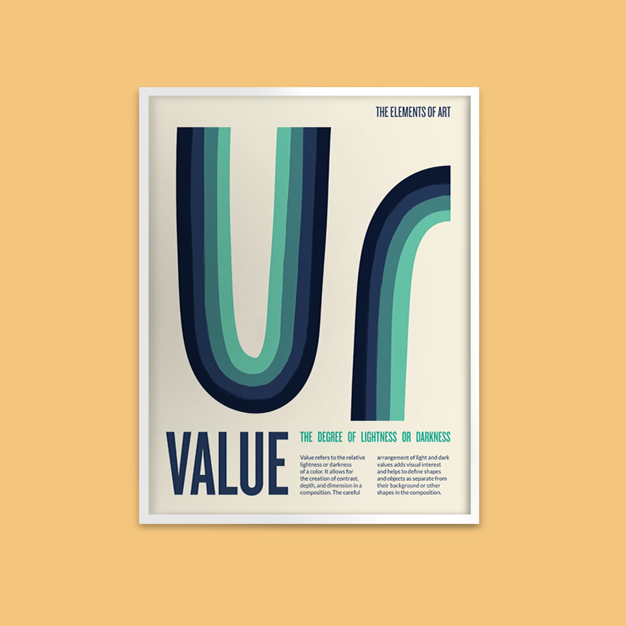 Elements of Art Posters - Etsy