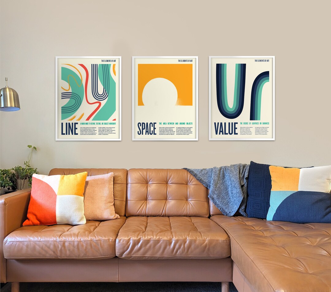 Elements of Art Posters - Etsy